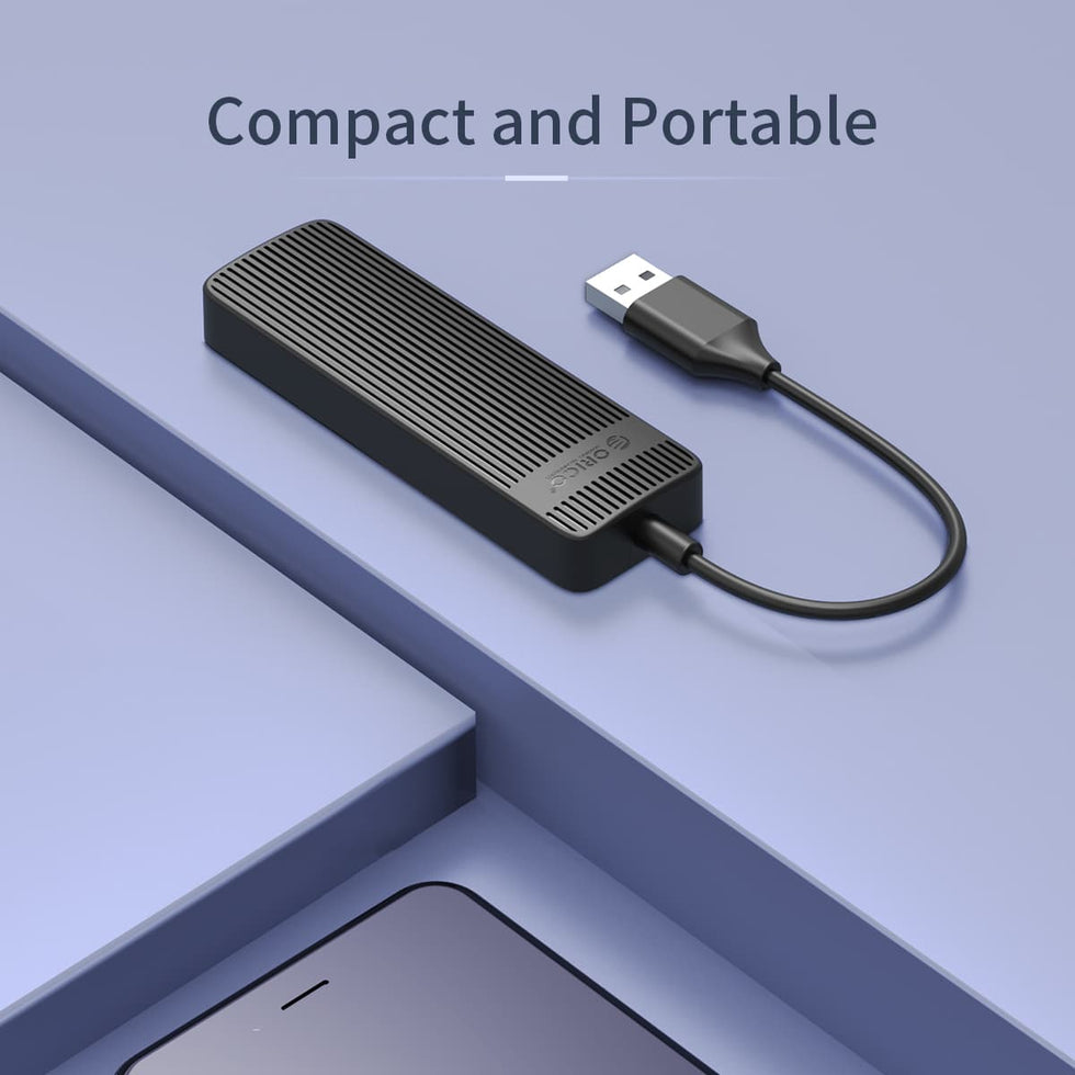 Mini USB Hub 4 Ports – Compact, Plug & Play, Supports Multiple Devices ...